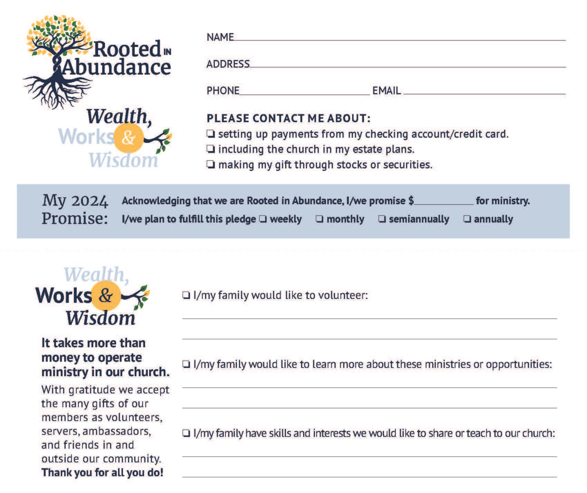 pledge-card – St. Martin's Anglican Church